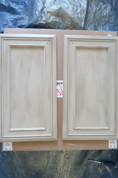 How-to Paint Cabinets the Pottery Barn Seadrift Finish | Porch Daydreamer