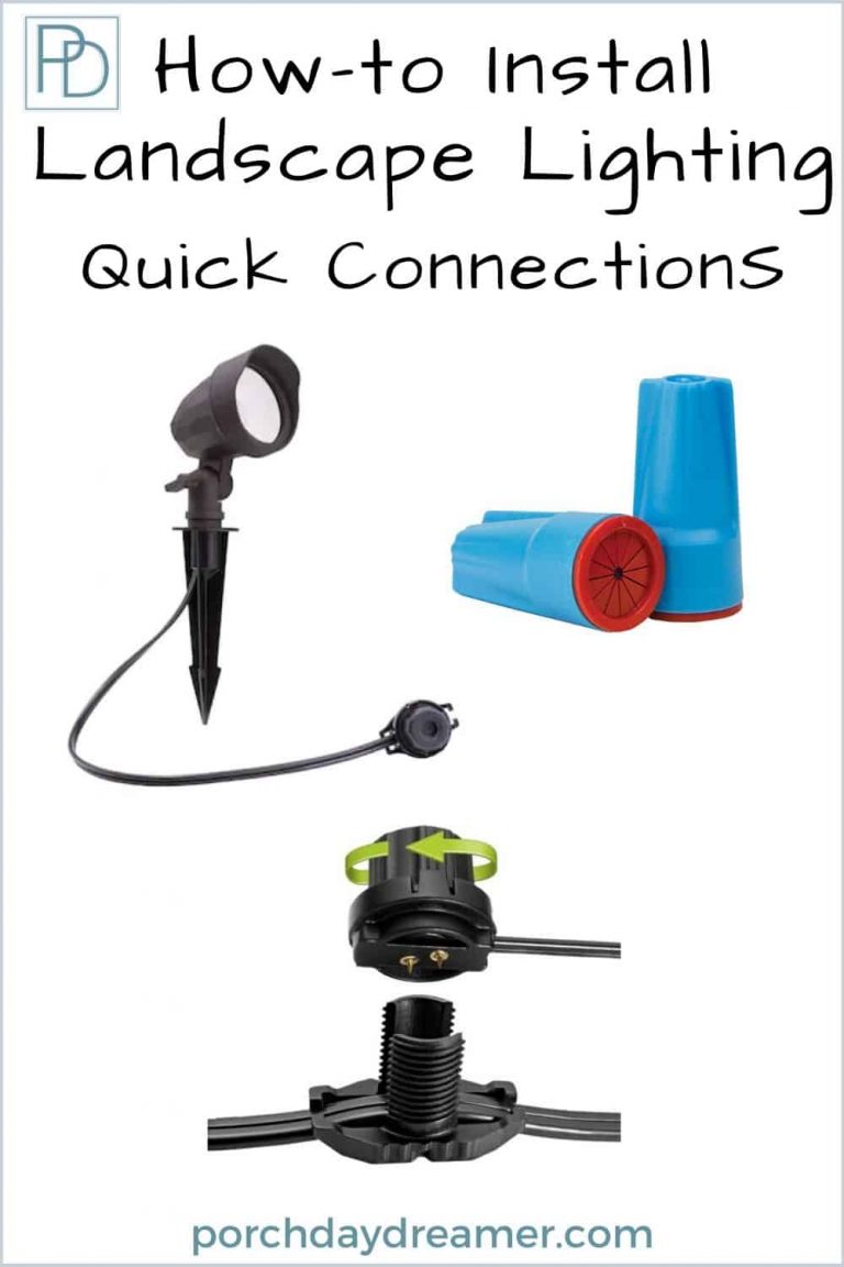 Replacing Landscape Lighting: Quick Connectors | Porch Daydreamer