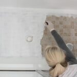 How-to Paint Shower Tile (so it won't peel) | Porch Daydreamer