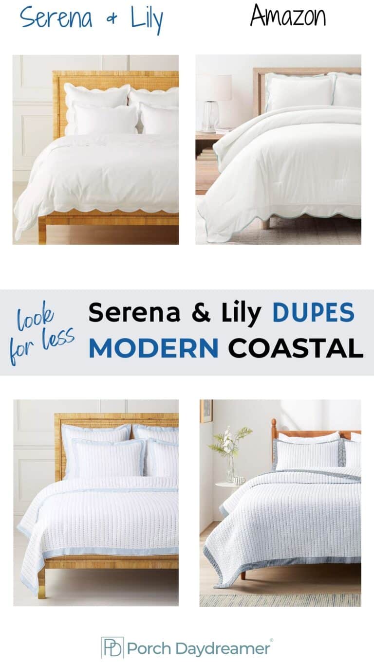 Modern Coastal Look for LESS! Serena & Lily Dupes (90 ideas) | Porch ...